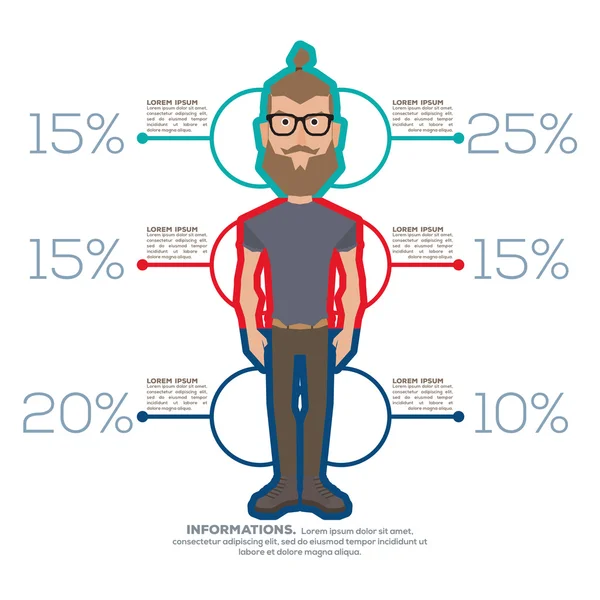 A Men infographic Stock Vector Image by ©Illustratiostock #108260248