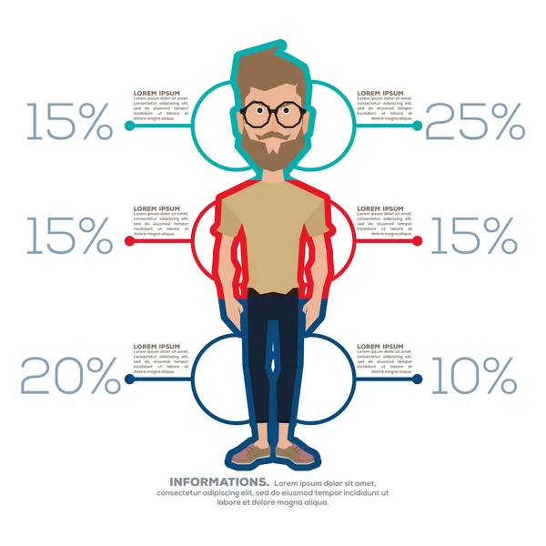 A Men infographic Stock Vector Image by ©Illustratiostock #108260248