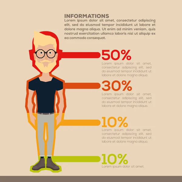 A Men infographic Stock Vector Image by ©Illustratiostock #108260248