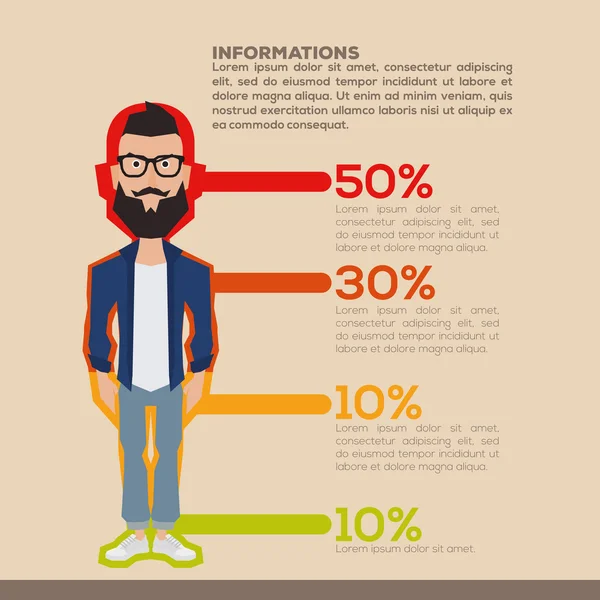 A Men infographic Stock Vector Image by ©Illustratiostock #108260248