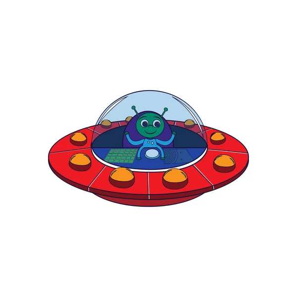 Ufo cartoon drawing Vector Art Stock Images | Depositphotos