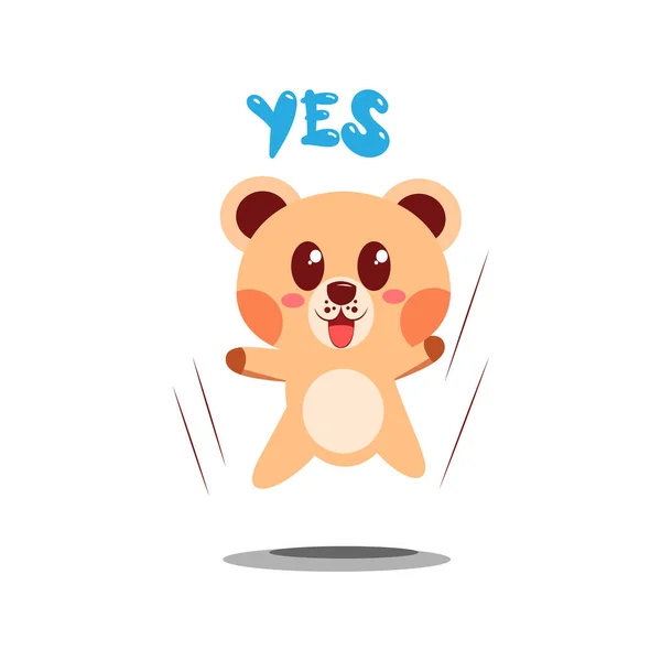 Isolated happy bear cartoon Stock Vector Image by ©Illustratiostock ...