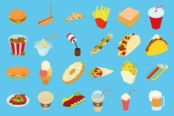 Fast food menu or restaurant background vector illustration. Poster ...