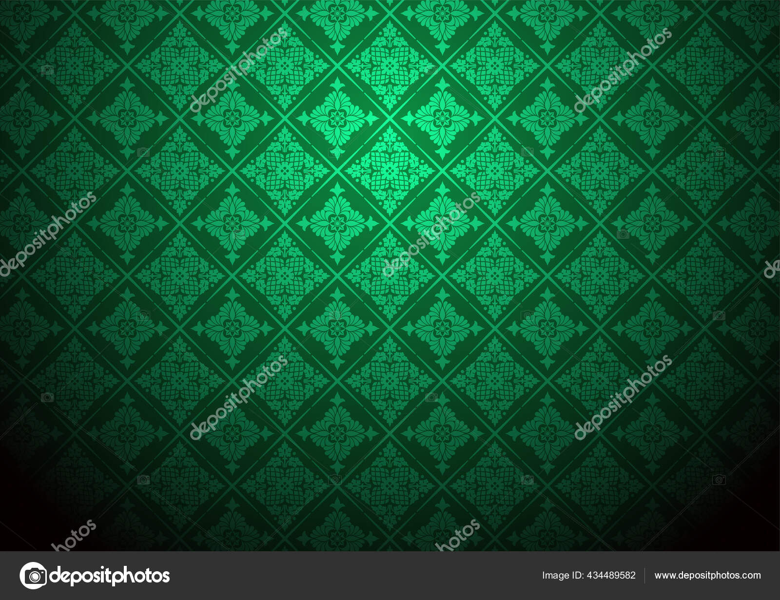 Traditional Seamless Pattern Vector Background Stock Vector by ©sakedon ...