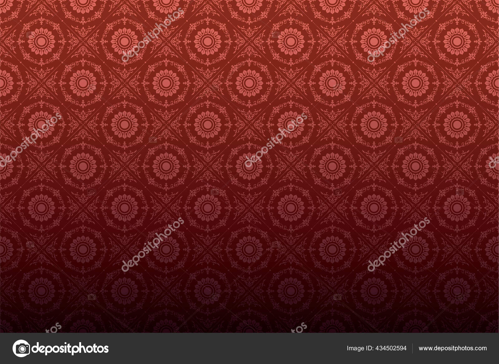 Traditional Seamless Pattern Vector Background Stock Vector by ©sakedon ...