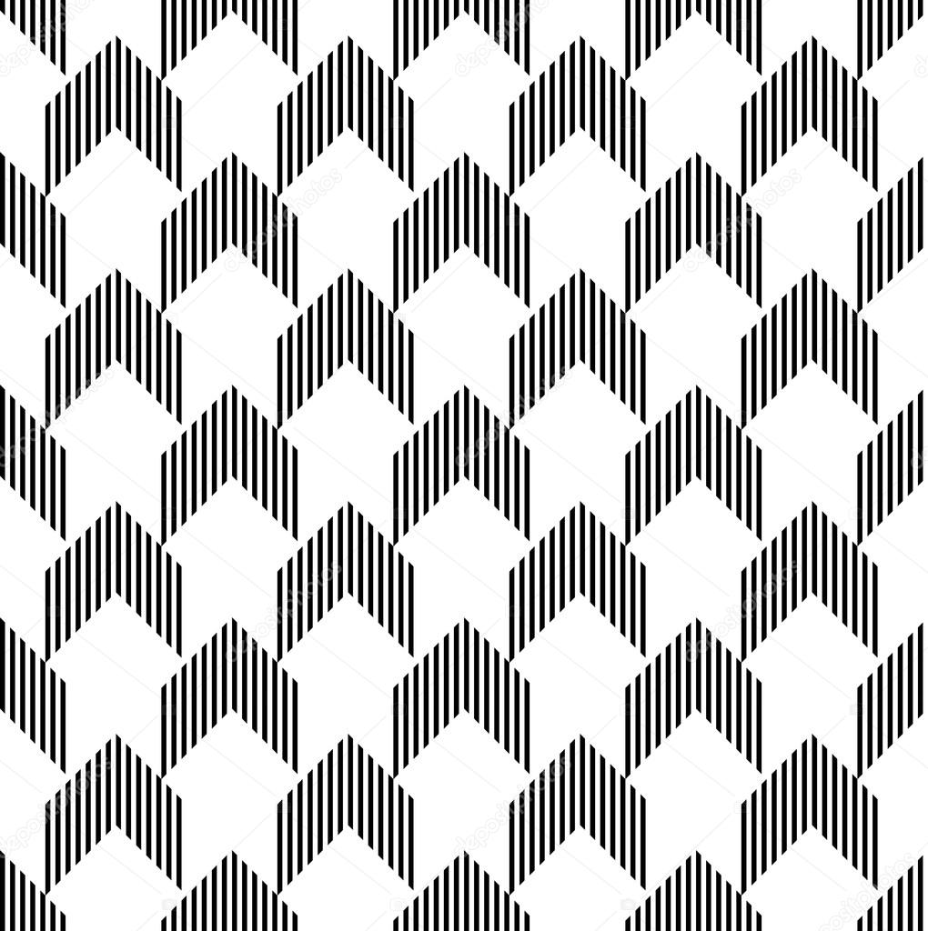 Black and white geometric seamless pattern abstract background Stock ...
