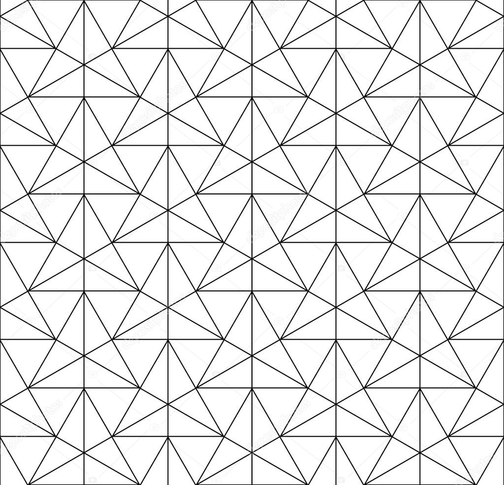 Geometric Pattern Black And White Triangle Monochrome Triangle Pattern