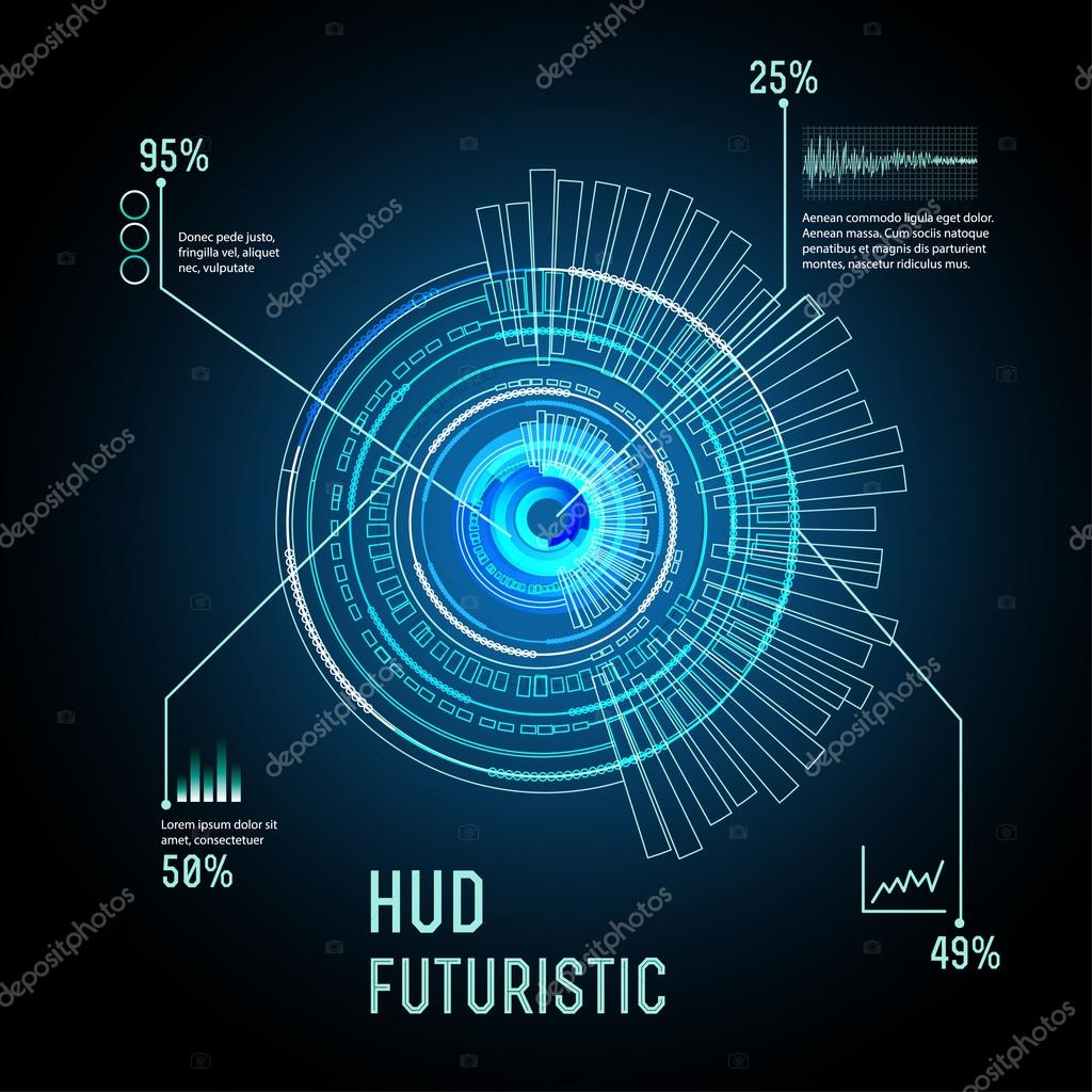 Sci fi Futuristic user interface Stock Vector Image by ©milissa4like ...
