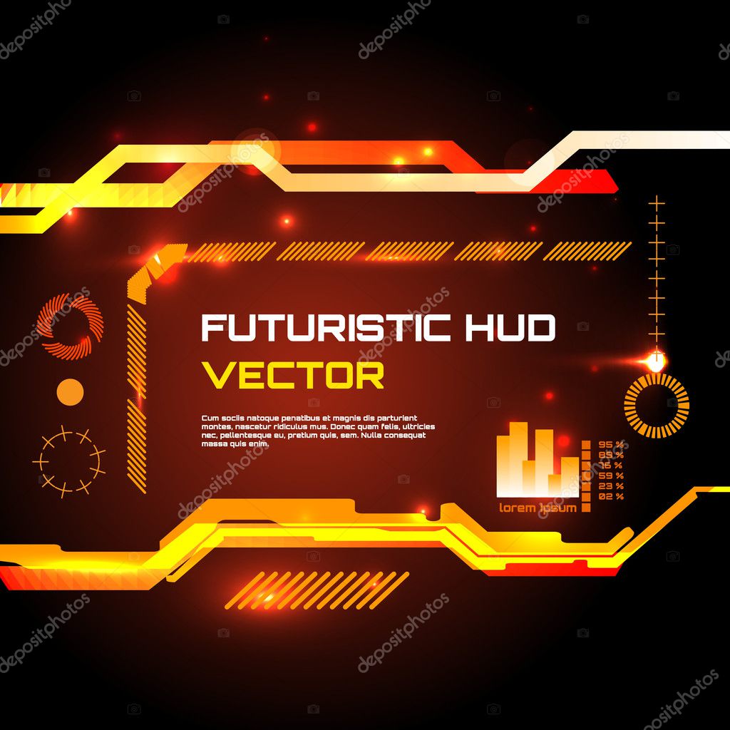 Futuristic interface background Stock Vector Image by ©milissa4like ...
