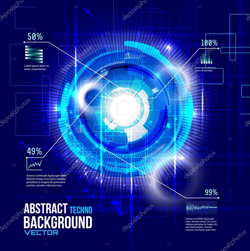 Futuristic interface background Stock Vector by ©milissa4like 77305176