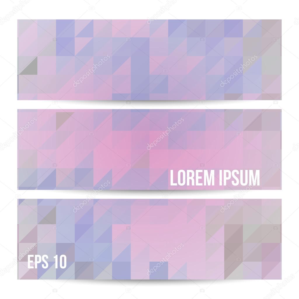 Banner design with squares Stock Vector Image by ©milissa4like #91265868