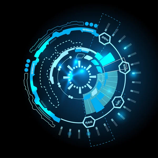 Futuristic graphic user interface Stock Vector by ©milissa4like 91270820