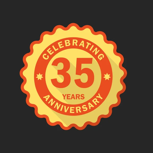 Celebrating 35 years badge Stock Photos, Royalty Free Celebrating 35 ...