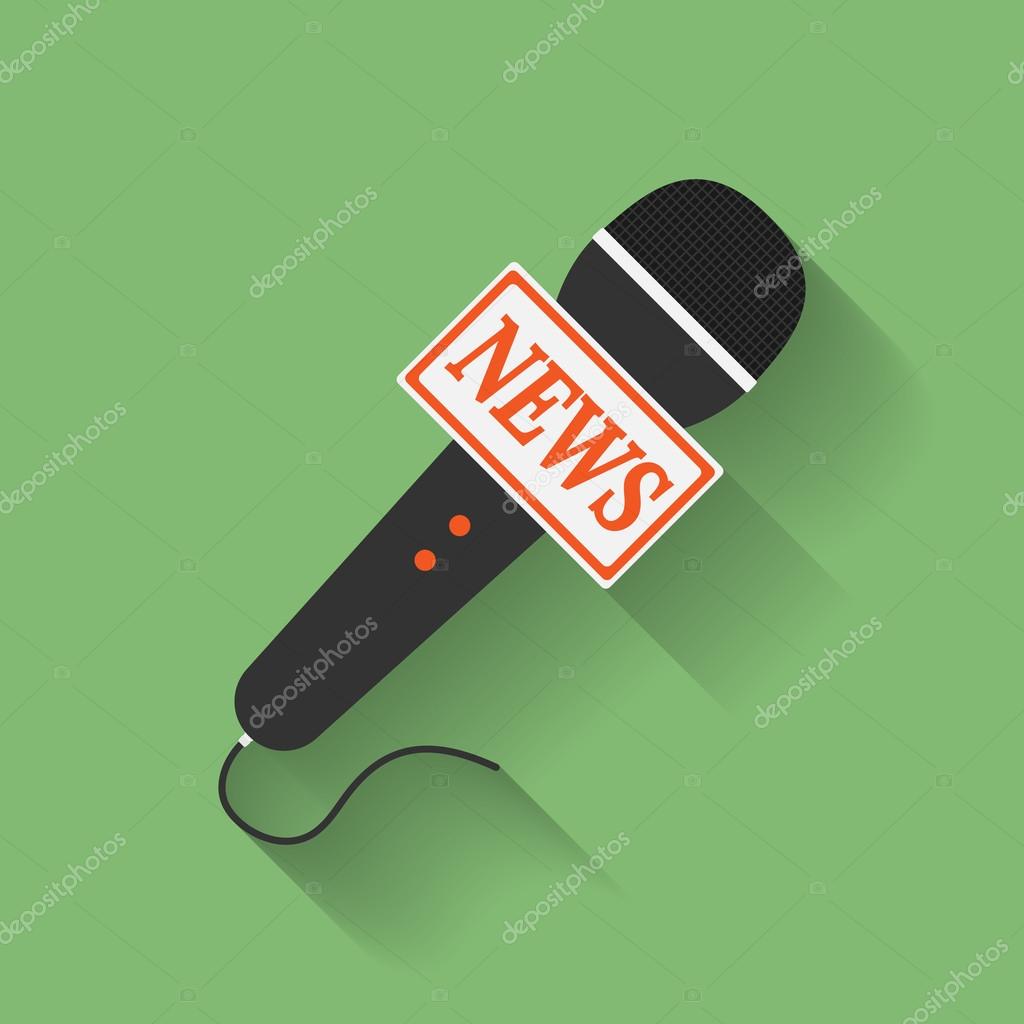 Mikrofon Symbol Blau