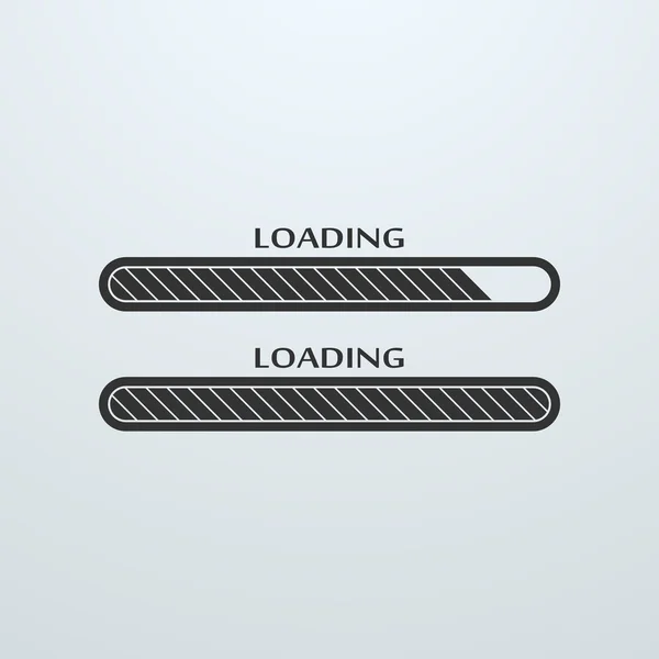 Loading, uploading, downloading status bar icon Stock Vector Image by ©-panya- #89315628
