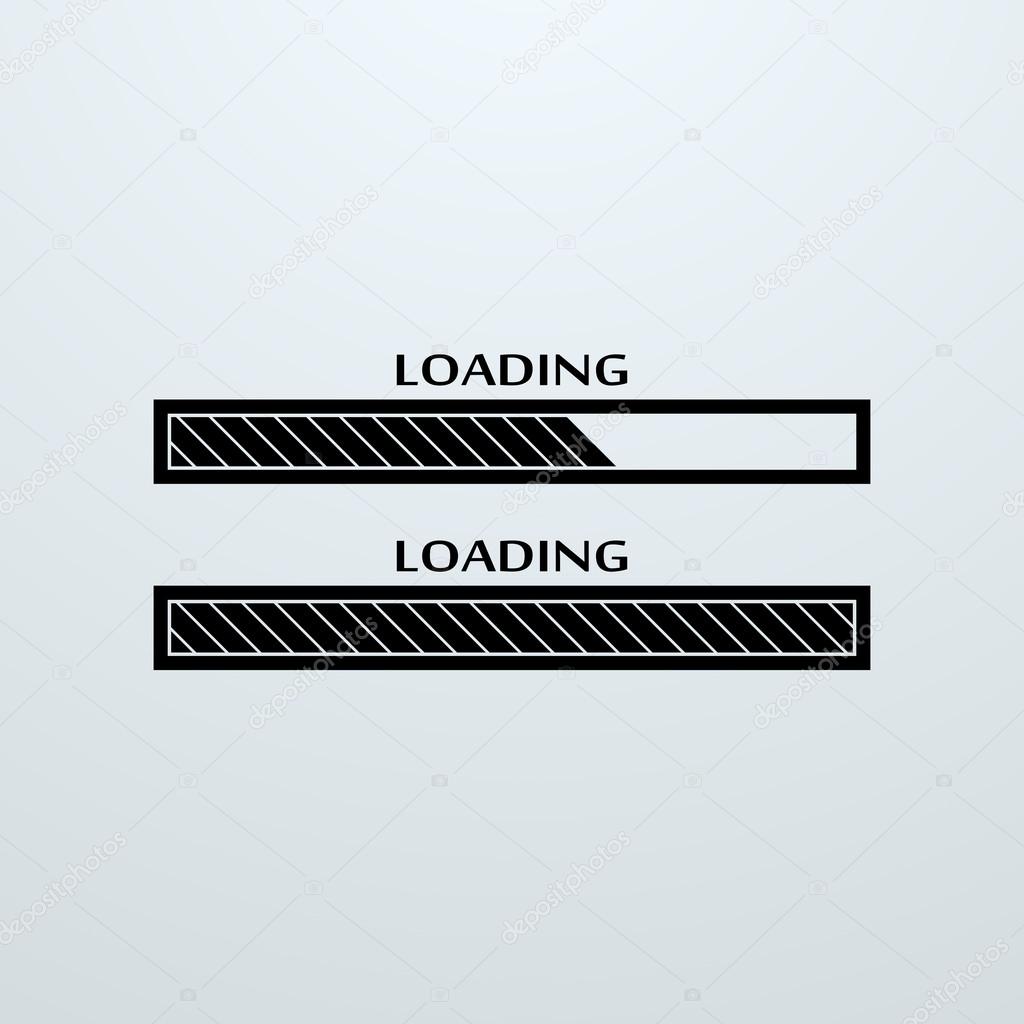Loading, uploading, downloading status bar icon Stock Vector Image by ... Loading, uploading, downloading status bar icon Stock Vector Image by ...