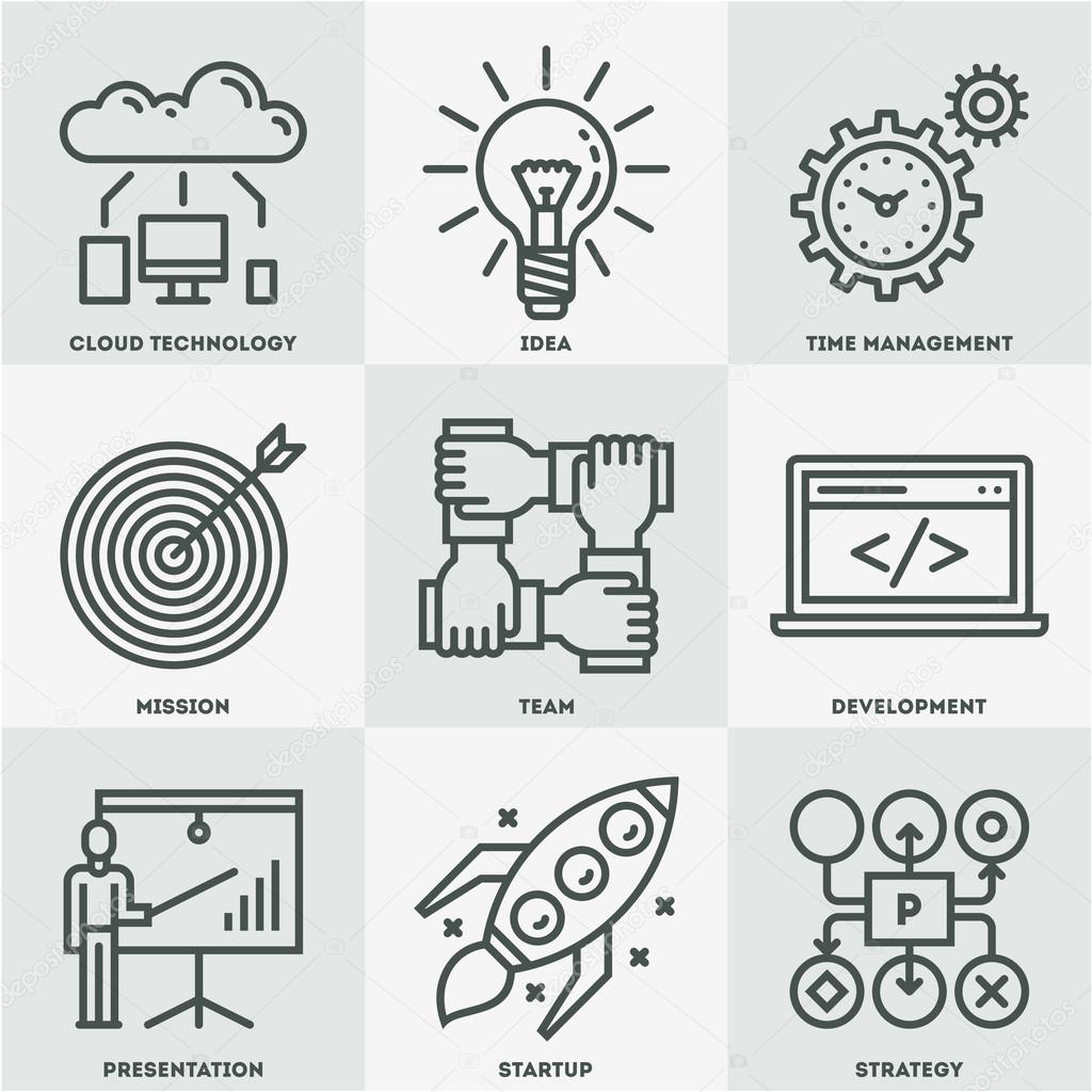 Startup Vintage Icon Stock Vector Image by ©Sashatigar #109126646