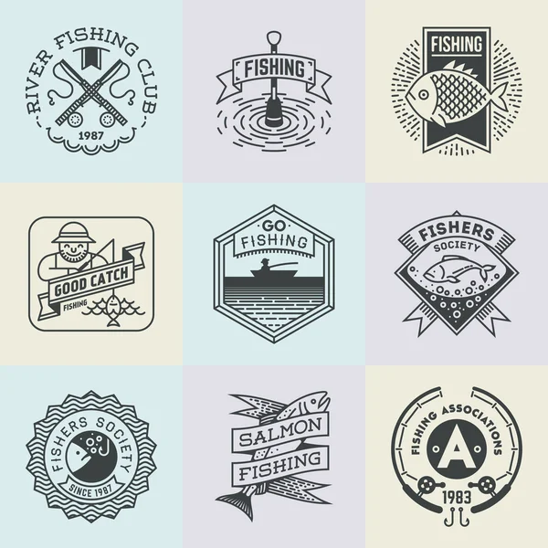 Vintage fish illustrations Vector Art Stock Images | Depositphotos
