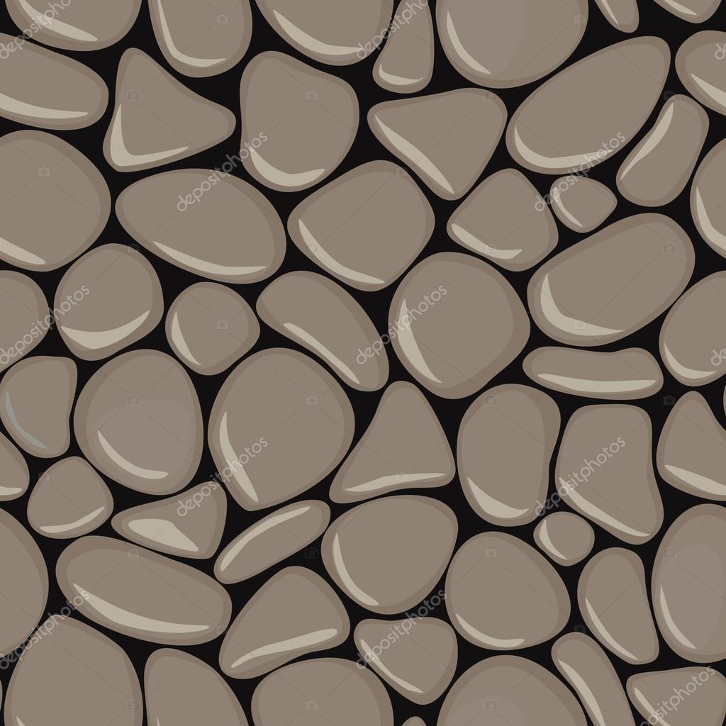 Pebbles seamless pattern. Stone seamless background texture. Stock ...