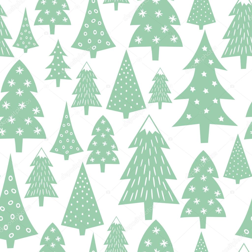 Simple Christmas Pattern Background