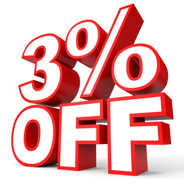 Discount 30 percent off. 3D illustration on white background. Stock ...