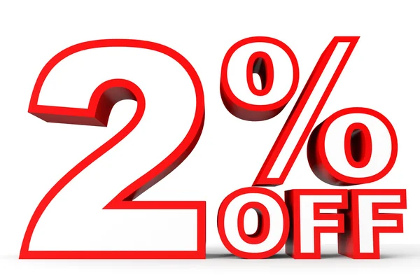 Discount 20 percent off. 3D illustration on white background. — Stock ...