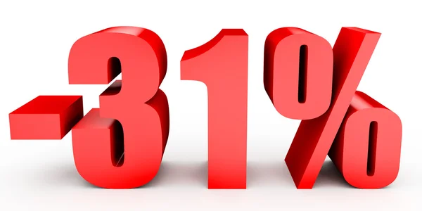 Red zero point two five percent off. Discount 0.25 percent. — Stock Photo © iCreative3D #89670790