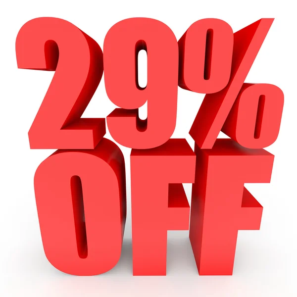 Discount 20 percent off. 3D illustration on white background. — Stock ...
