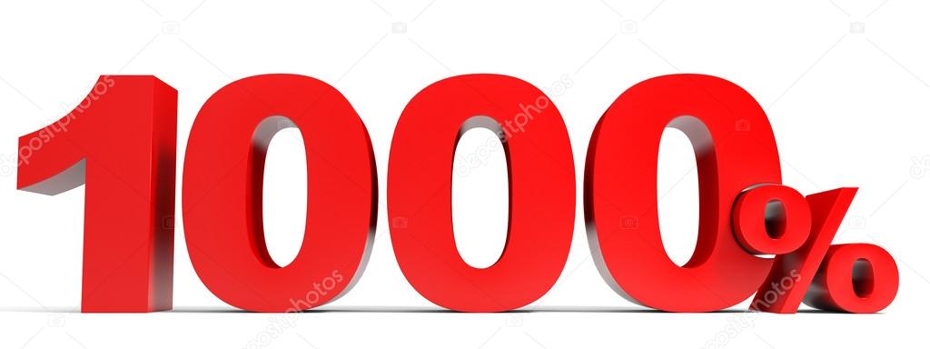 One thousand percent Stock Photos, Royalty Free One thousand percent ...