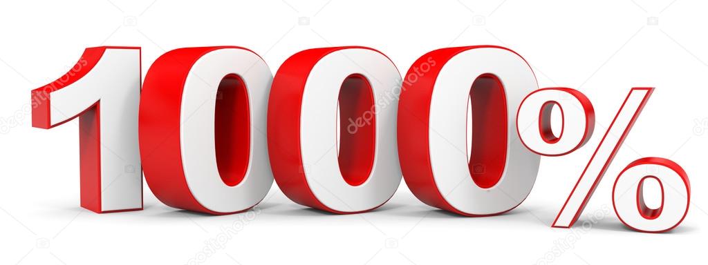 One thousand percent Stock Photos, Royalty Free One thousand percent ...