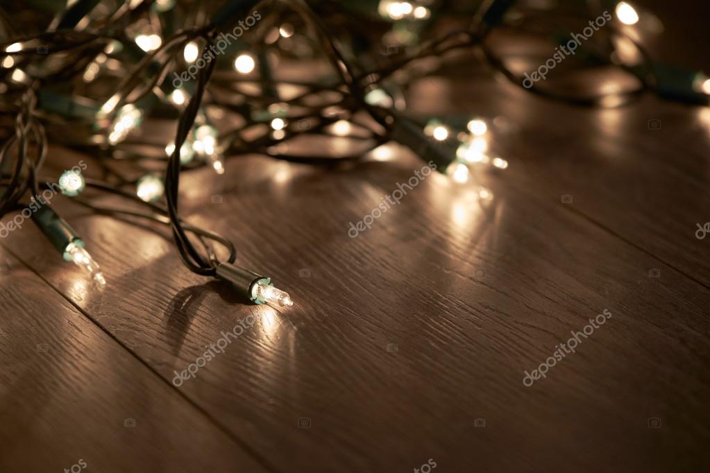 Bright Christmas tree decorative lights — Stock Photo © IzelPhotography ...