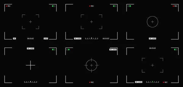 Night vision camera overlay Stock Vector Image by ©ikonstudios #247946218