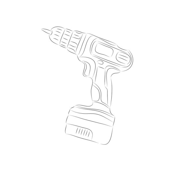 Power tools vector sketch — Stock Vector © lhfgraphics #13920871 Power tools vector sketch — Stock Vector © lhfgraphics #13920871