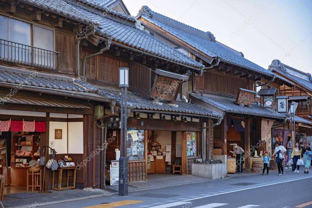 Kawagoe, Prefectura de Saitama, Japón Mayo - 17, 2019: La arquitectura ...