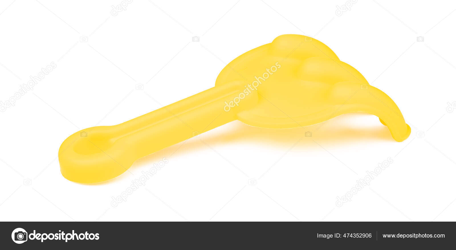 Small Plastic Toy Rake Isolated White Background — Stock Photo ...
