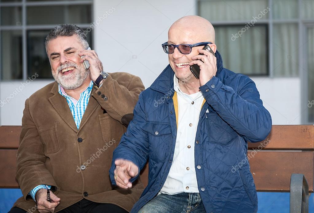Two friends talking on the phone Stock Photo by ©eduardolopezcoronado ...
