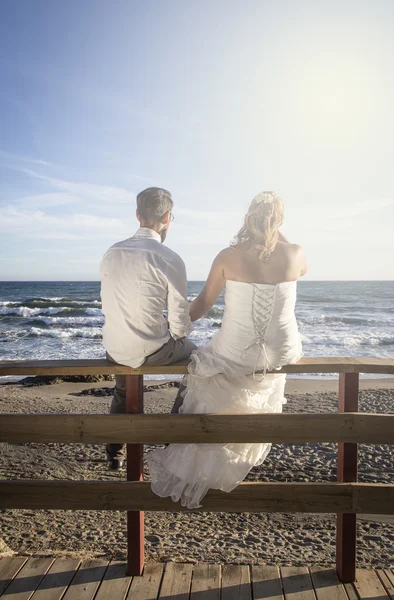 Wedding day at sea and in the forest ⬇ Stock Photo, Image by ...