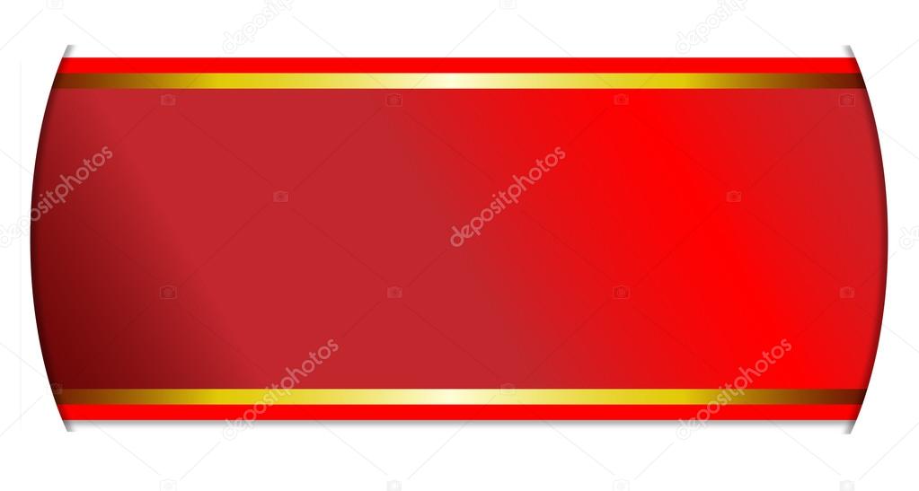 Red And Gold Ribbon Banner Stock Vector by ©BigAlBaloo 103859786
