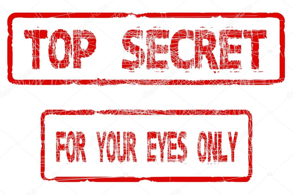 Top Secret For Your Eyes Only — Stock Vector © BigAlBaloo #54668455