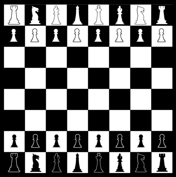 Chess board illustration — Stock Vector © Dr.PAS #6260714