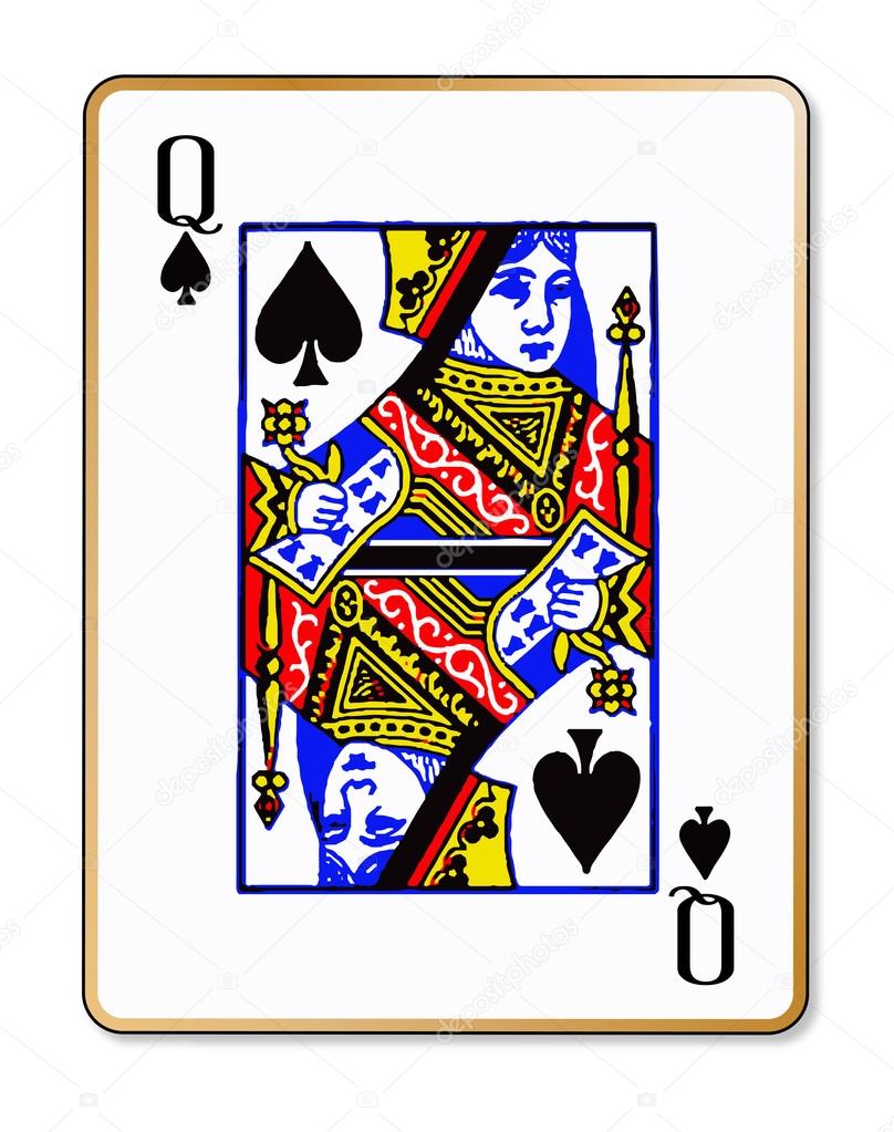 Queen Spades Stock Vector Image by ©BigAlBaloo #72506563