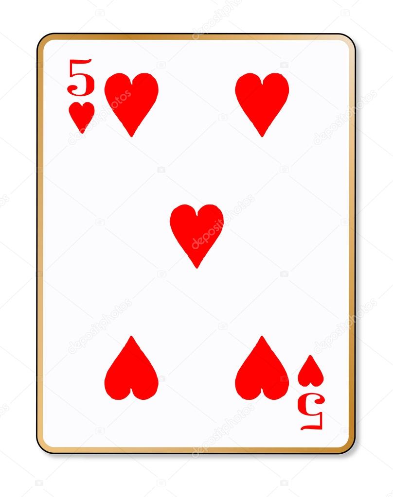 Five Hearts Stock Vector by ©BigAlBaloo 72506919