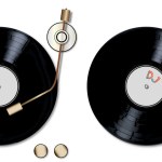 DJ and record decks — Stock Vector © elaineitalia #7926152