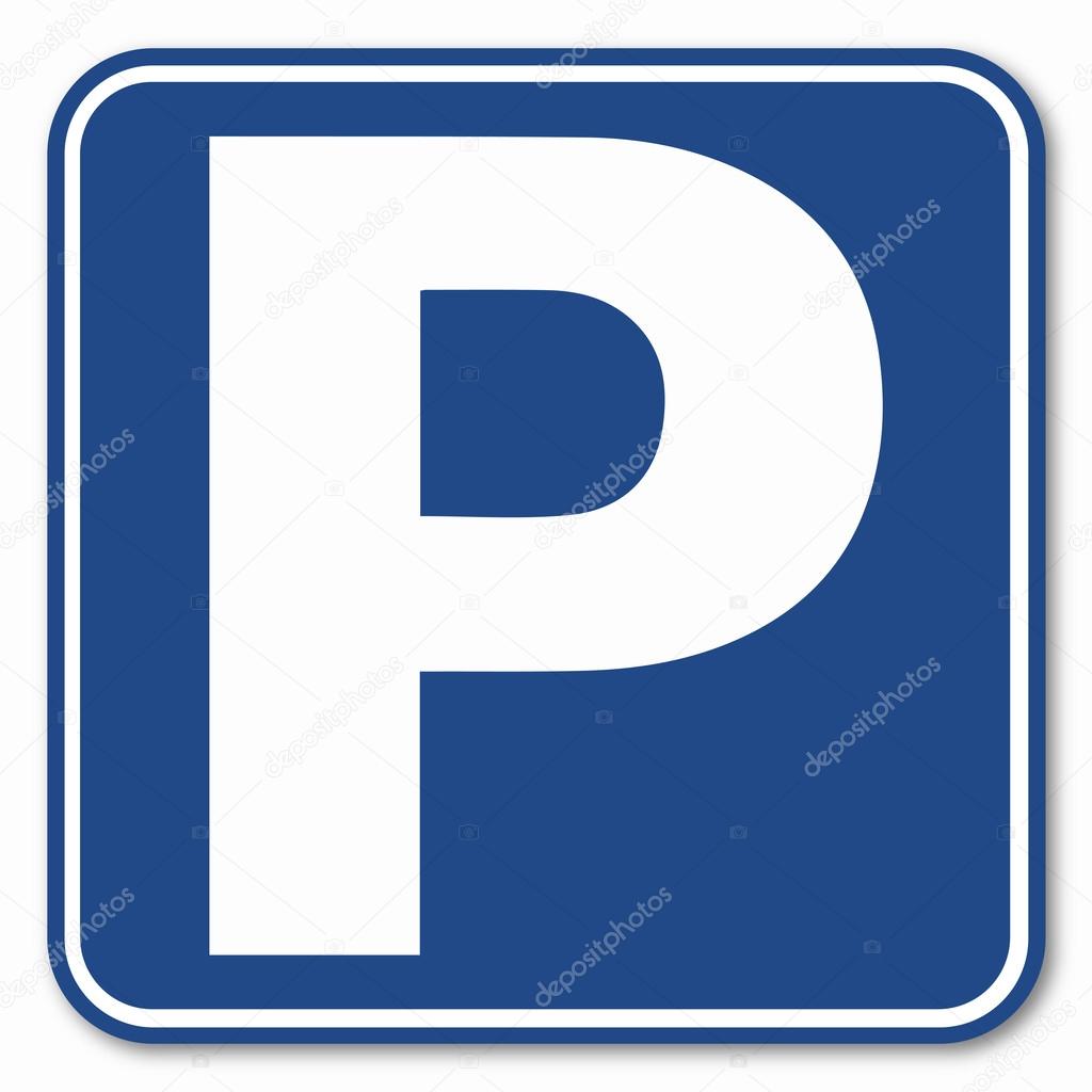 Blue Parking Sign Stock Vector by ©BigAlBaloo 83999970