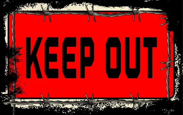 100,000 Keep out sign Vector Images | Depositphotos