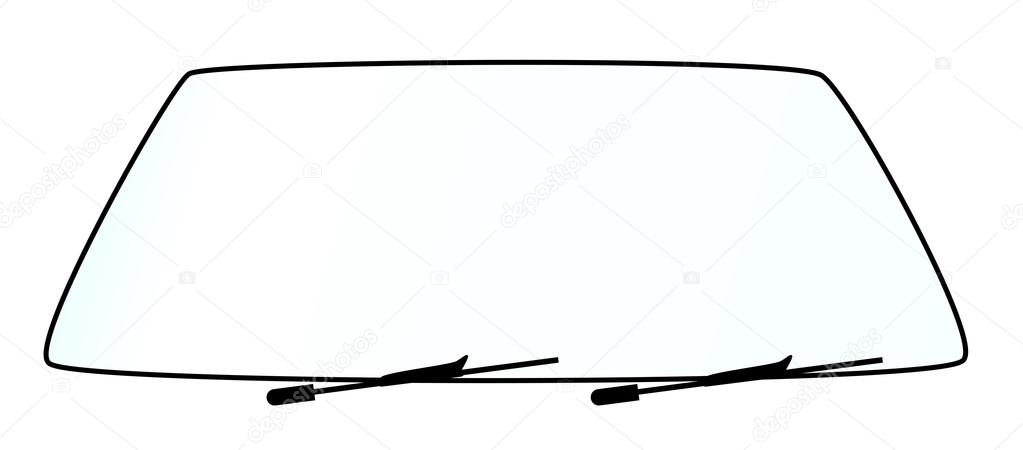 Blank Vehicle Windshield — Stock Vector © BigAlBaloo #89891048