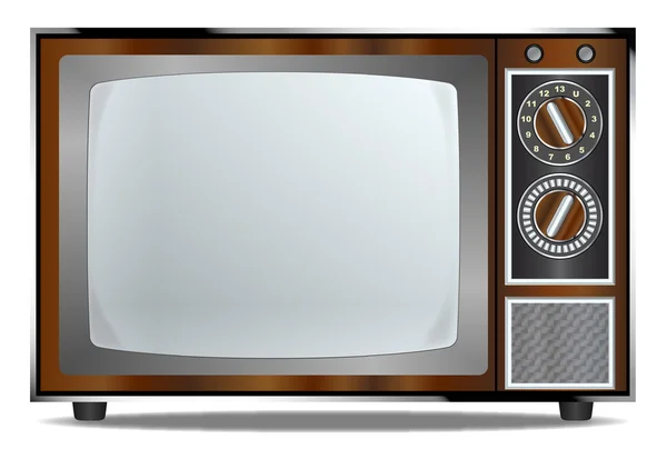 Vintage television set Vector Art Stock Images | Depositphotos