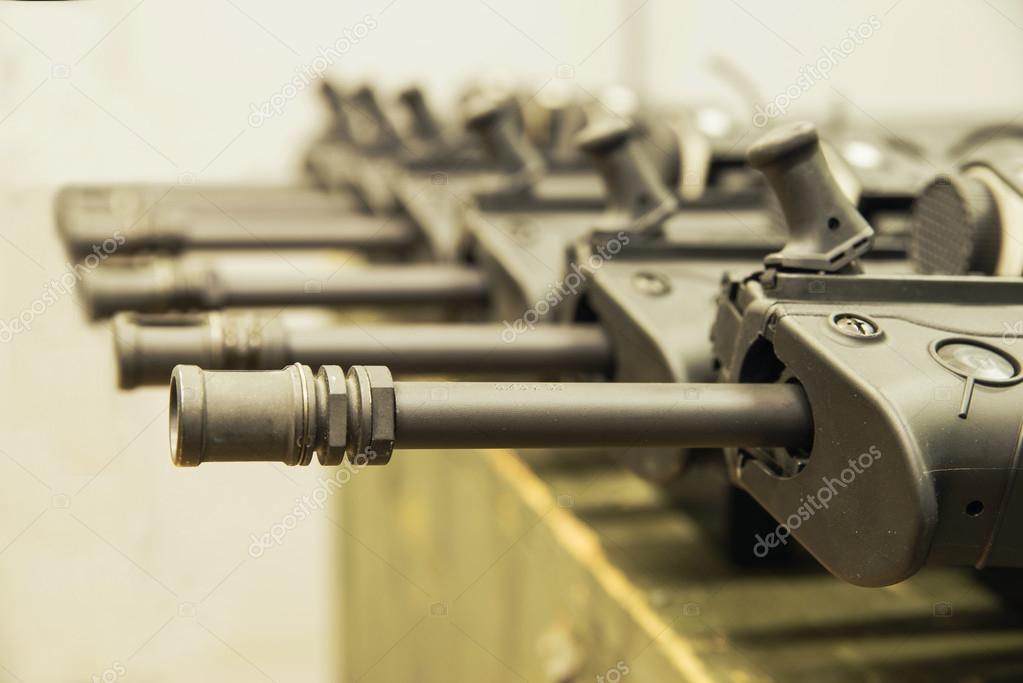 Israeli assault rifles Stock Photo by ©RomanGloba 98729960