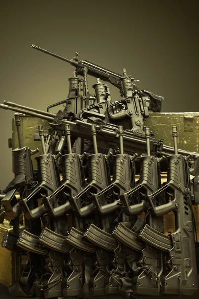 Israeli assault rifles Stock Photo by ©RomanGloba 98729960