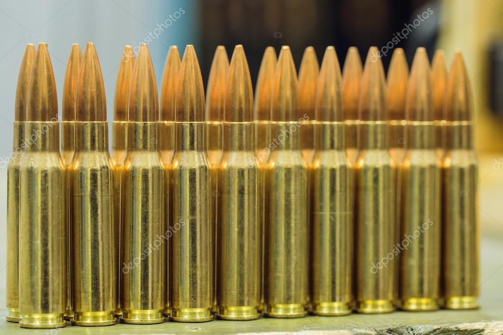 Ammunition (bullets) for rifles Stock Photo by ©RomanGloba 98733536